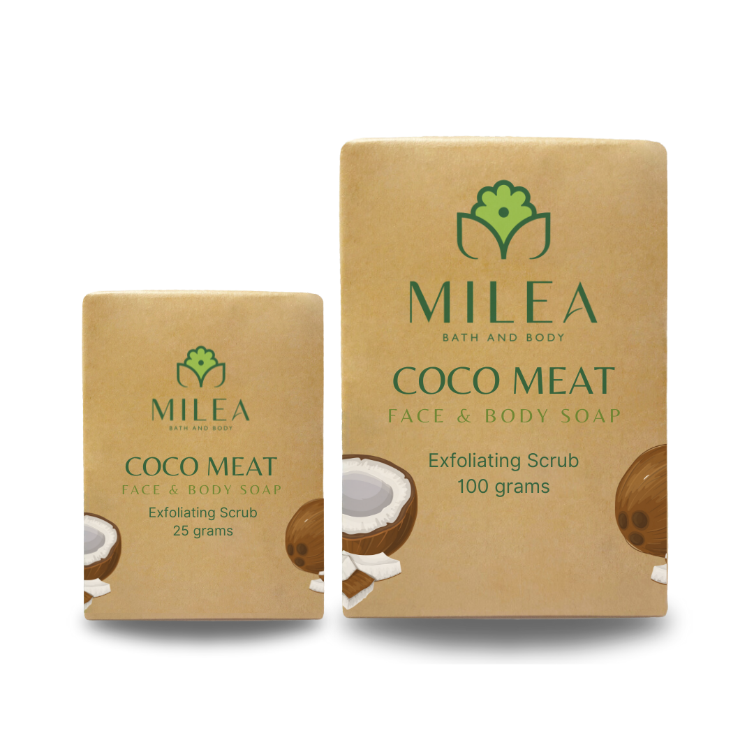 Coco Meat Exfoliating Soap – Smooth & Nourish Skin | Milea