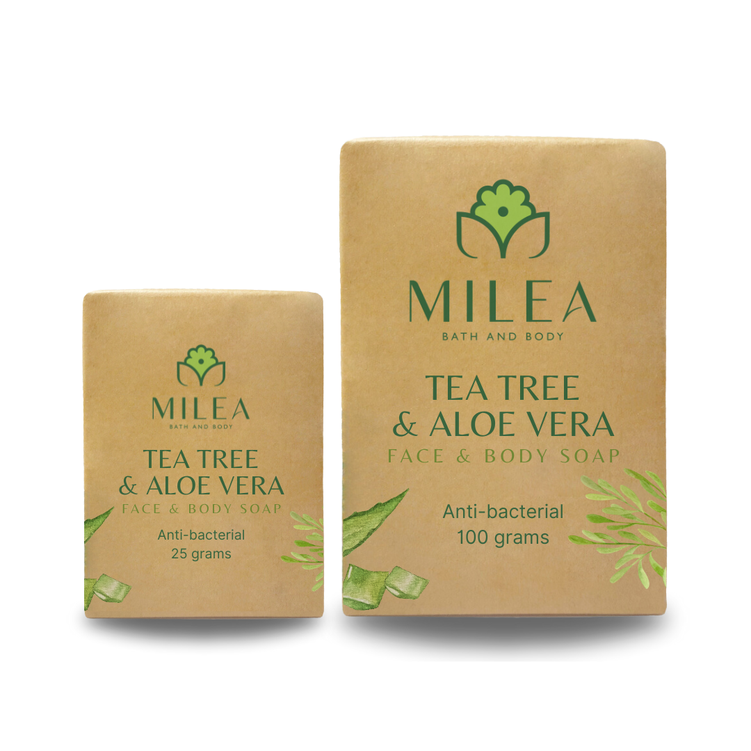 Tea Tree with Aloe Vera Soap – Clear & Soothe Skin | Milea